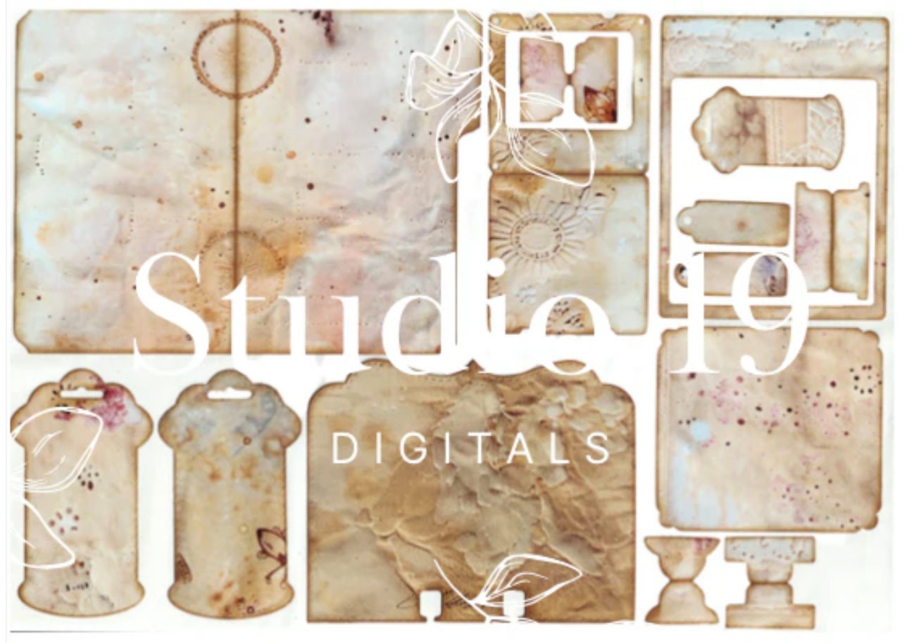 Vintage Hand Made Ephemera - 7 Pages DIGITAL FILE - Etsy