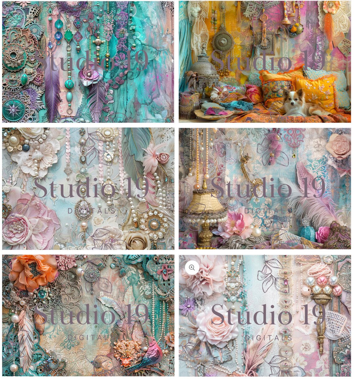 Softly Boho Scrapbook Paper (47 Pages) DIGITAL FILE - Etsy