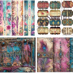 Boho Rich MEGA Kit (34 Pages) DIGITAL FILE - Etsy