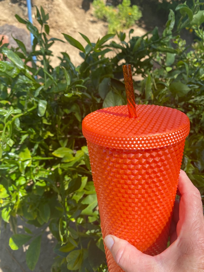 Starbucks Studded Orange Tumbler, Brand New, 24 Oz., Halloween, Orange ...