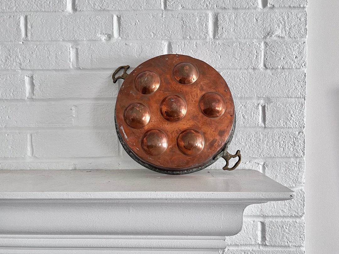 Antique Escargot Pan Egg Poaching Pan - Etsy