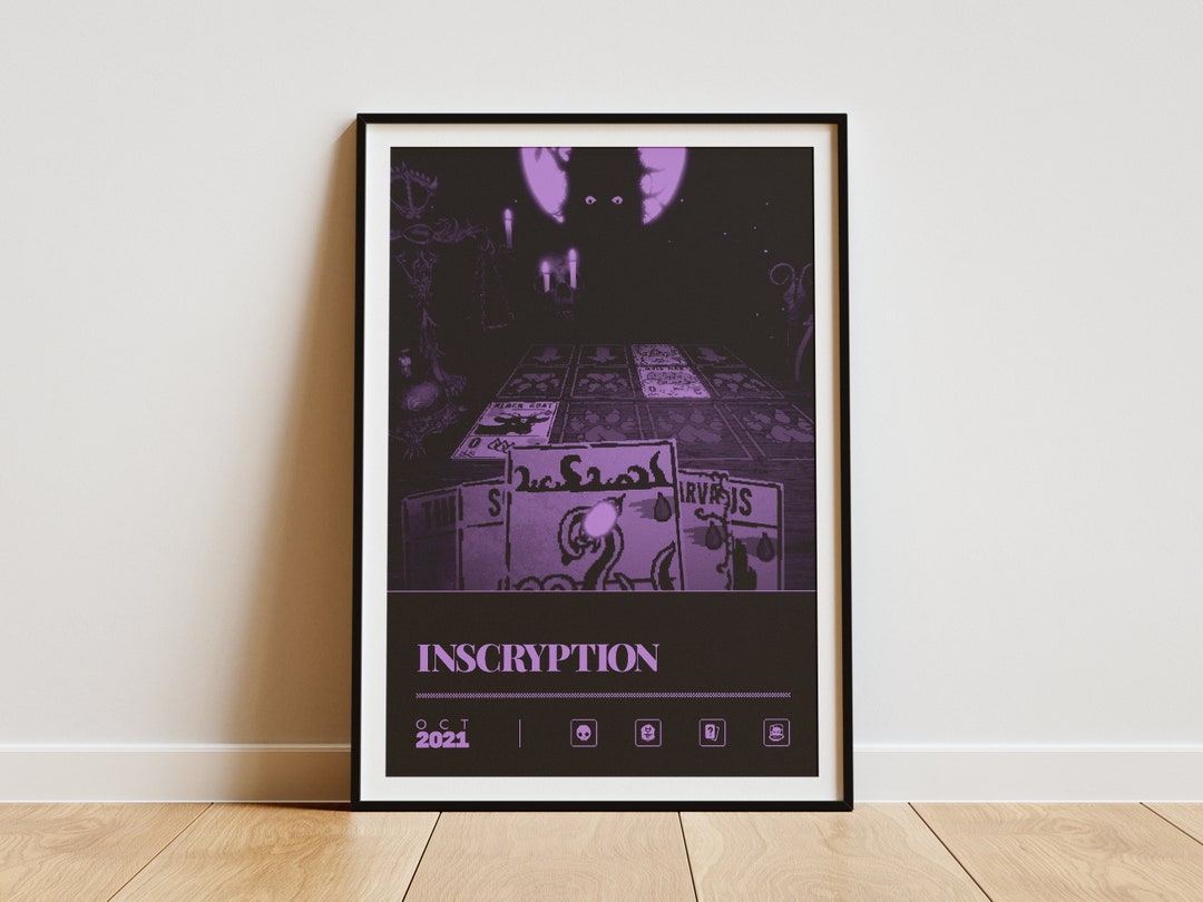 Inscryption Inspired Wall Art Minimalist Fan-made Print Personalisation ...