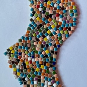 5 Mm Tiny Micro Ceramic Mosaic Tile Pieces - Mixed Colors - 2 Oz ...