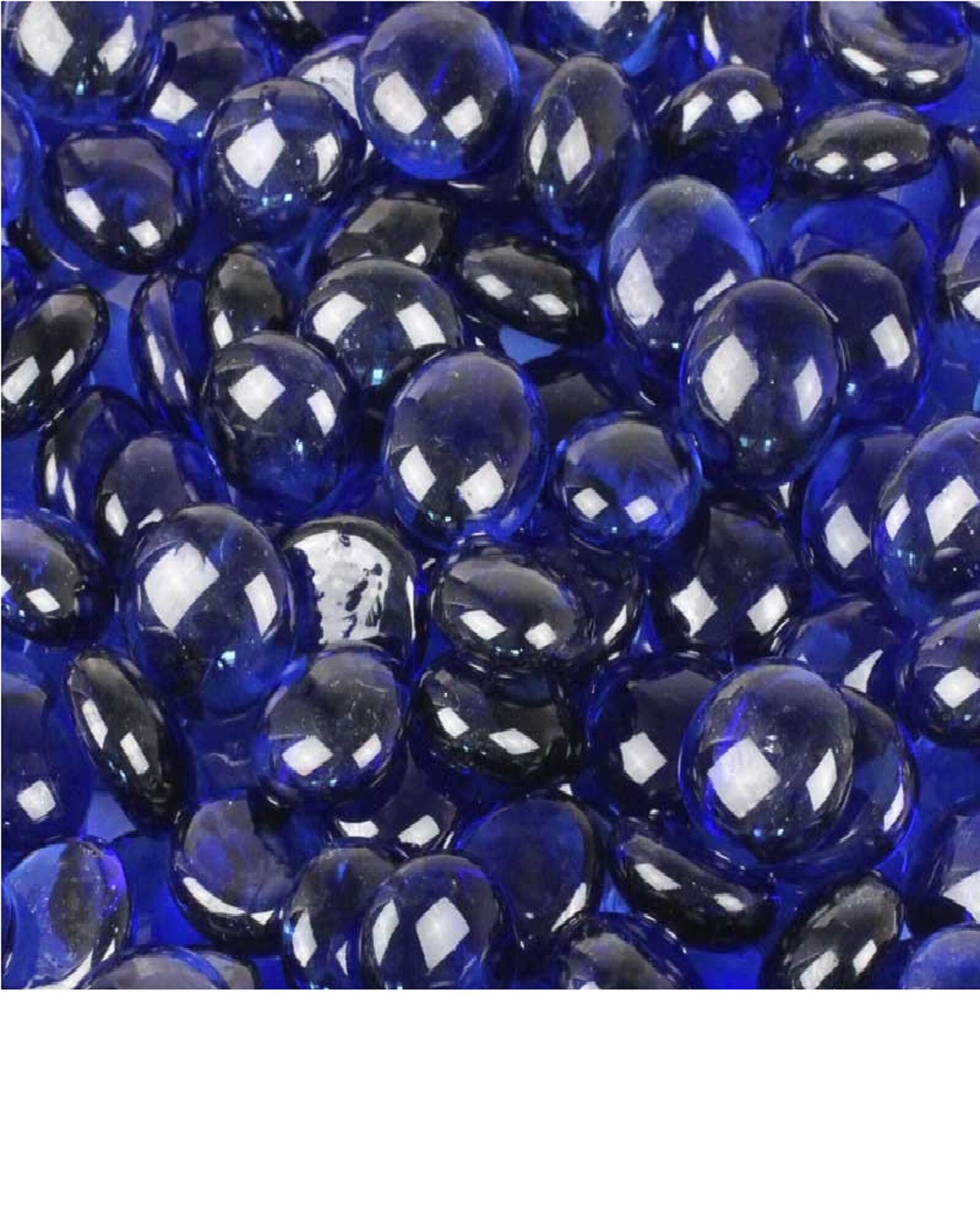 Sapphire Blue Glass Gems Mosaic Tiles 20 Count Etsy