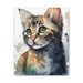 Beautiful Watercolor Style Cat Painting | AI Created Feline Art for ...