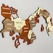 Wooden Panama Map Wall Art With Pins Central America Travel Souvenir 3D ...