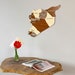 Wooden Syria Map Wall Art With Pins Damascus Souvenir Syrian Map 3D ...