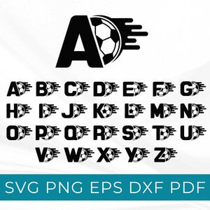 Football Letters Svg, Soccer Letters Svg, Baseball Font, Varsity ...