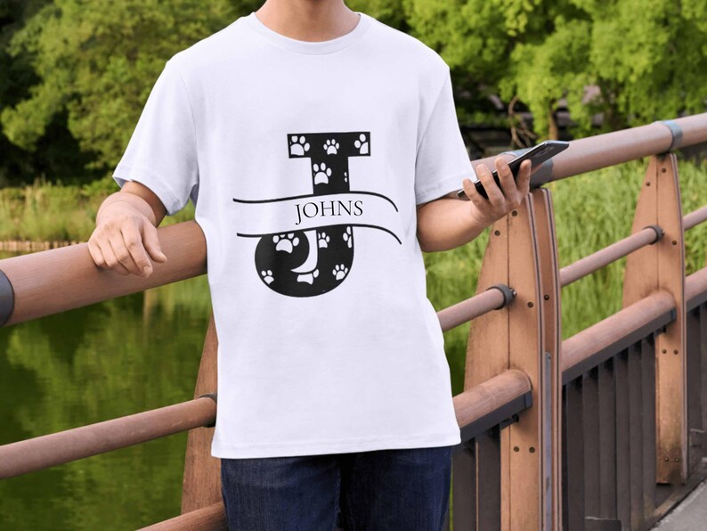 Dog Paw Split Letter Svg/png, Alphabet Letter Svg, Letter Template ...