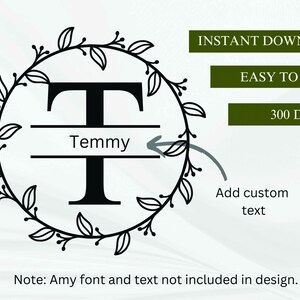 Split Monogram SVG, Fancy Alphabet Svg/png, Split Letter Svg, Alphabet ...