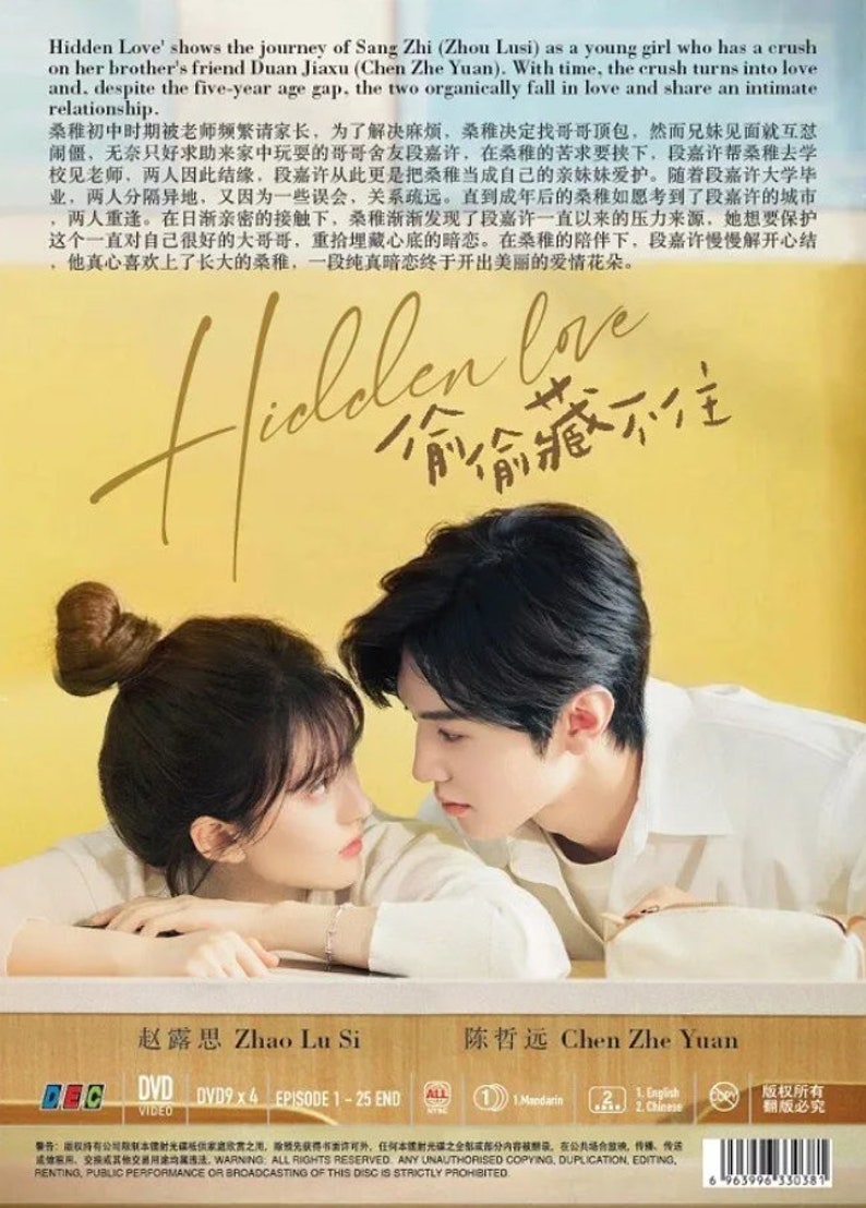 DVD Chinese Drama Hidden Love 偷偷藏不住 1-25 End English Subtitle, All ...