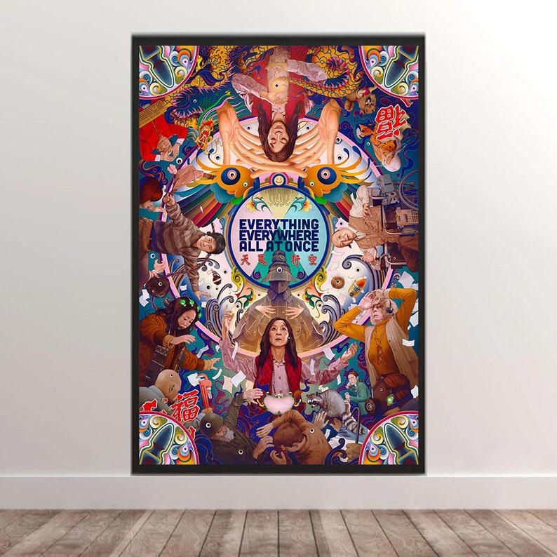 Everything Everywhere All at Once Movie Poster Classic Film Poster Wall ...