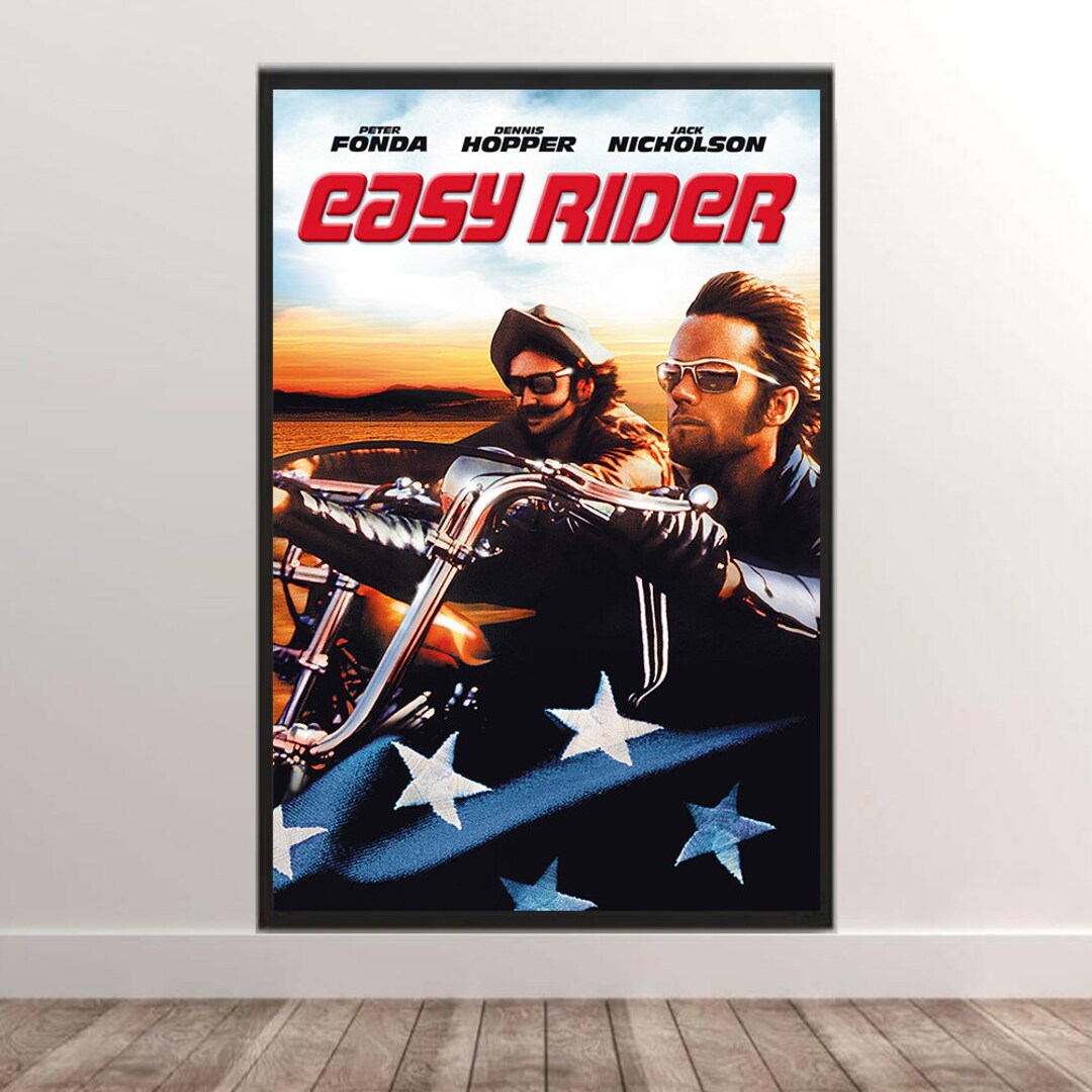 Easy Rider Movie Poster Classic Film Poster Wall Art Decor High Quality ...