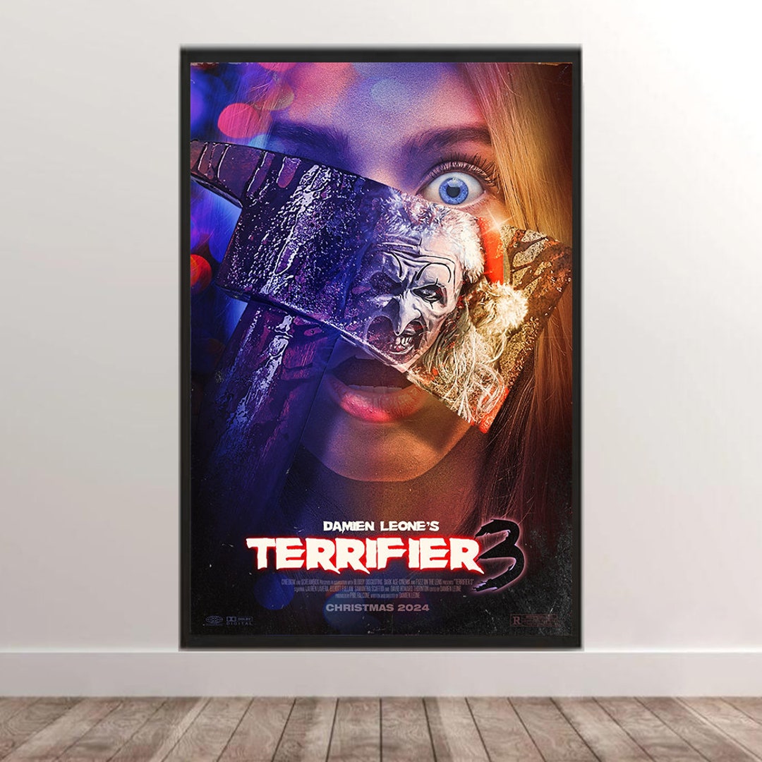 Terrifier 2024 Movie Poster Classic Film Poster Wall Decor High Quality ...