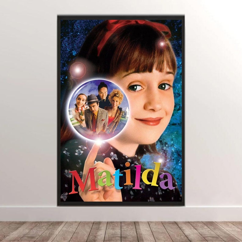 Matilda Movie Poster Classic Film Poster Wall Art Decor High Quality ...