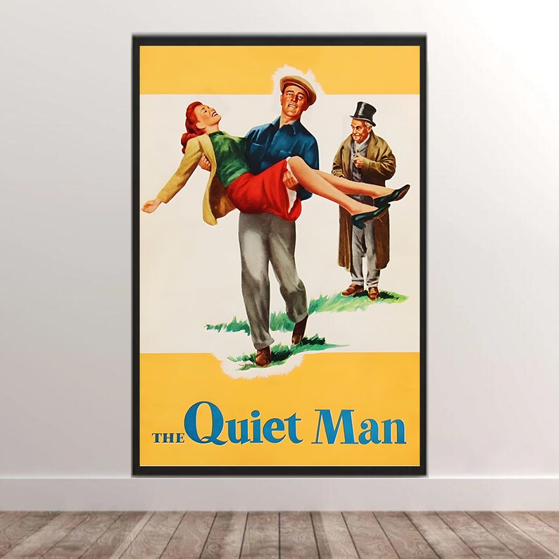 The Quiet Man 1952 Movie Poster Classic Film Poster Wall Art Decor High ...