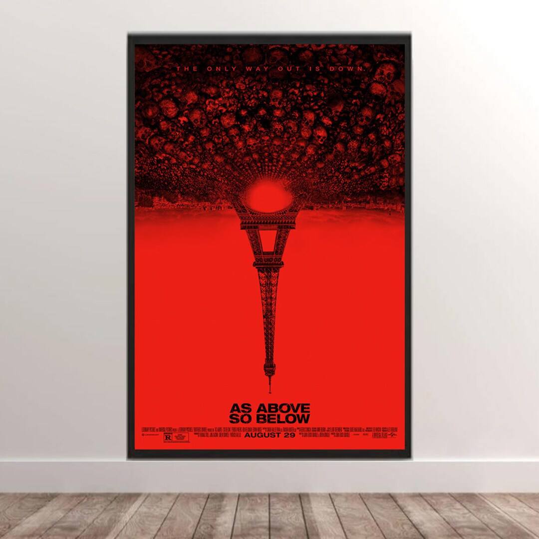 As Above, so Below Horror Movie Poster Classic Film Poster Wall Art ...