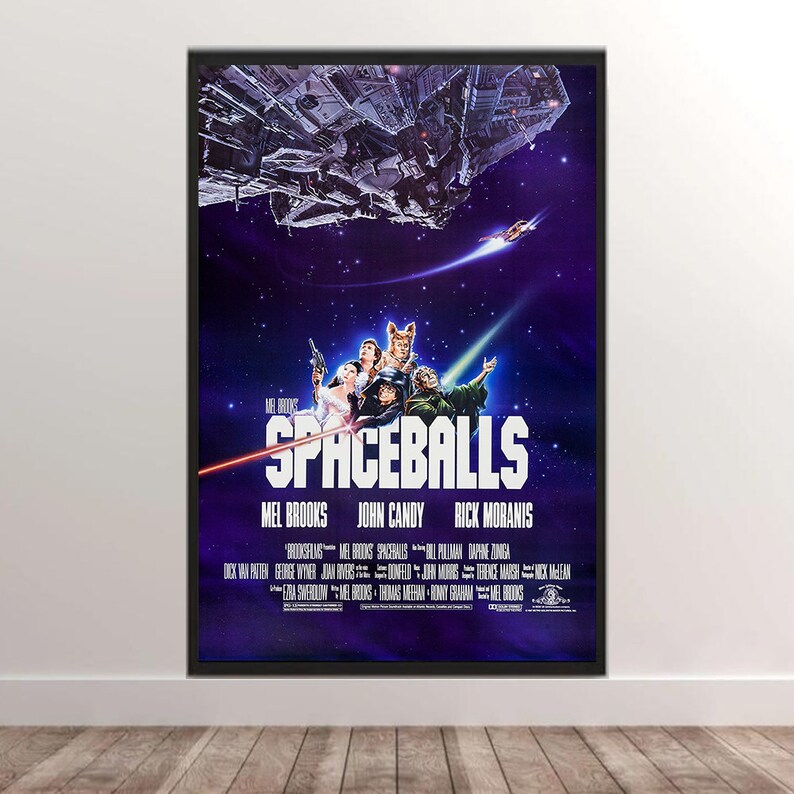 Spaceballs 1987 Movie Poster Classic Film Poster Wall Art Decor High ...