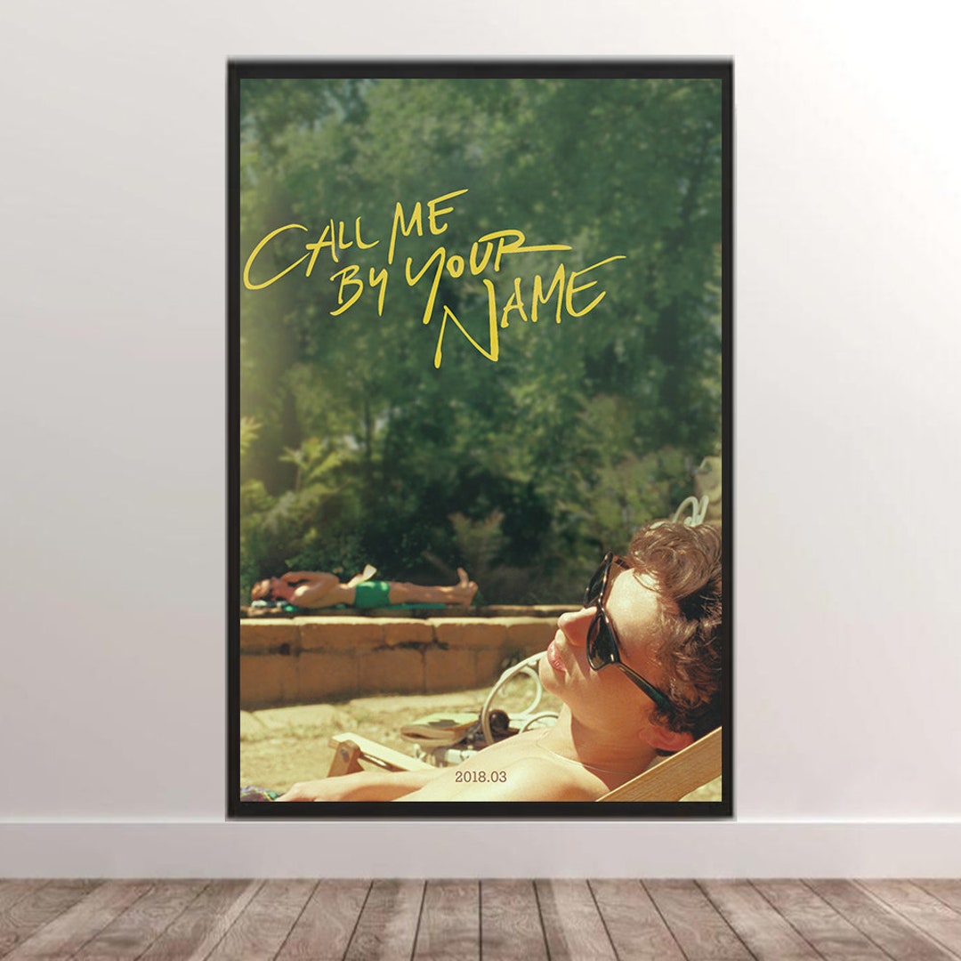 Call Me by Your Name Movie Poster Classic Film Poster Wall Art Decor High Quality Canvas Movie ...