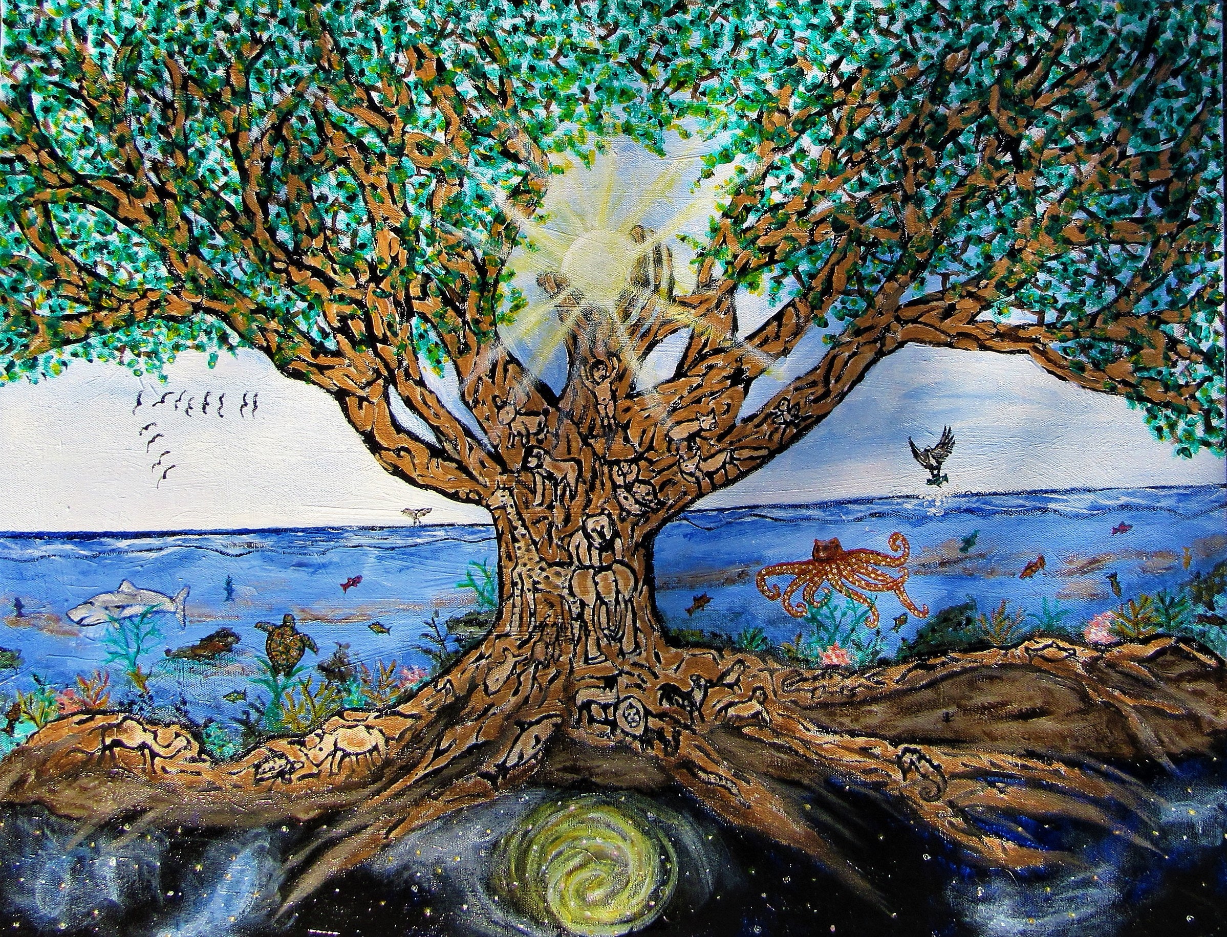 1920 Surrealism Tree Paintings