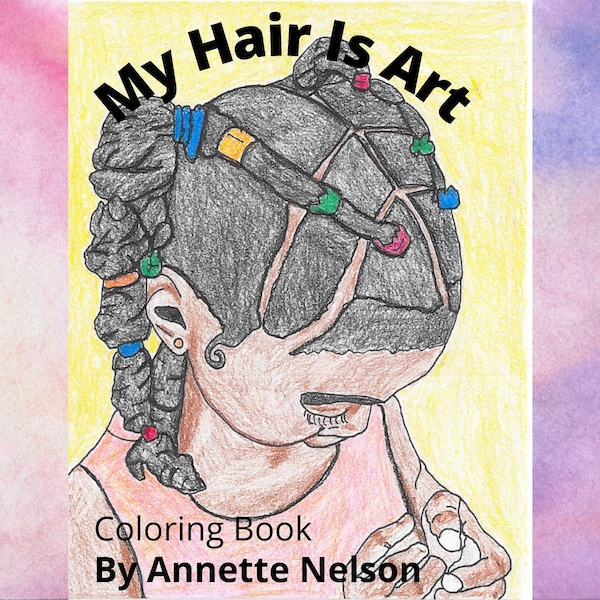 Afro Hair Styles Coloring Book - Etsy