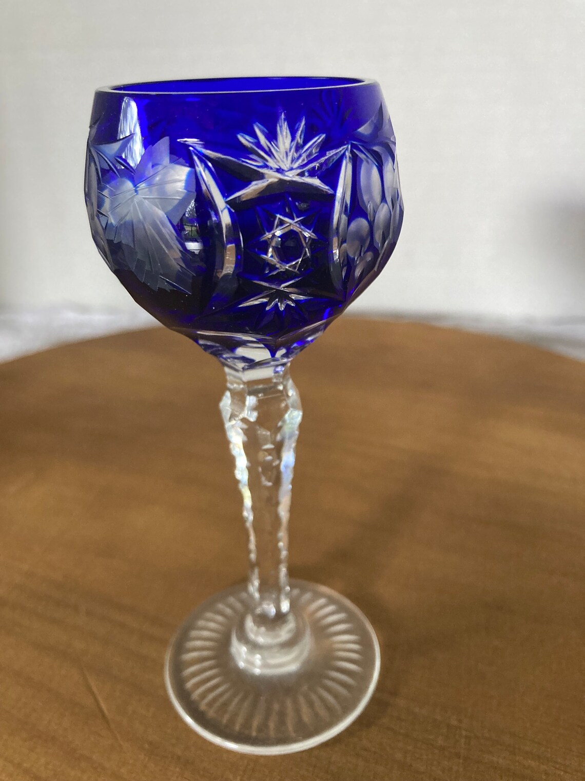 Vintage AJKA Marsala Crystal Cut Cordial/sherry/liqueur Glasses Set of ...