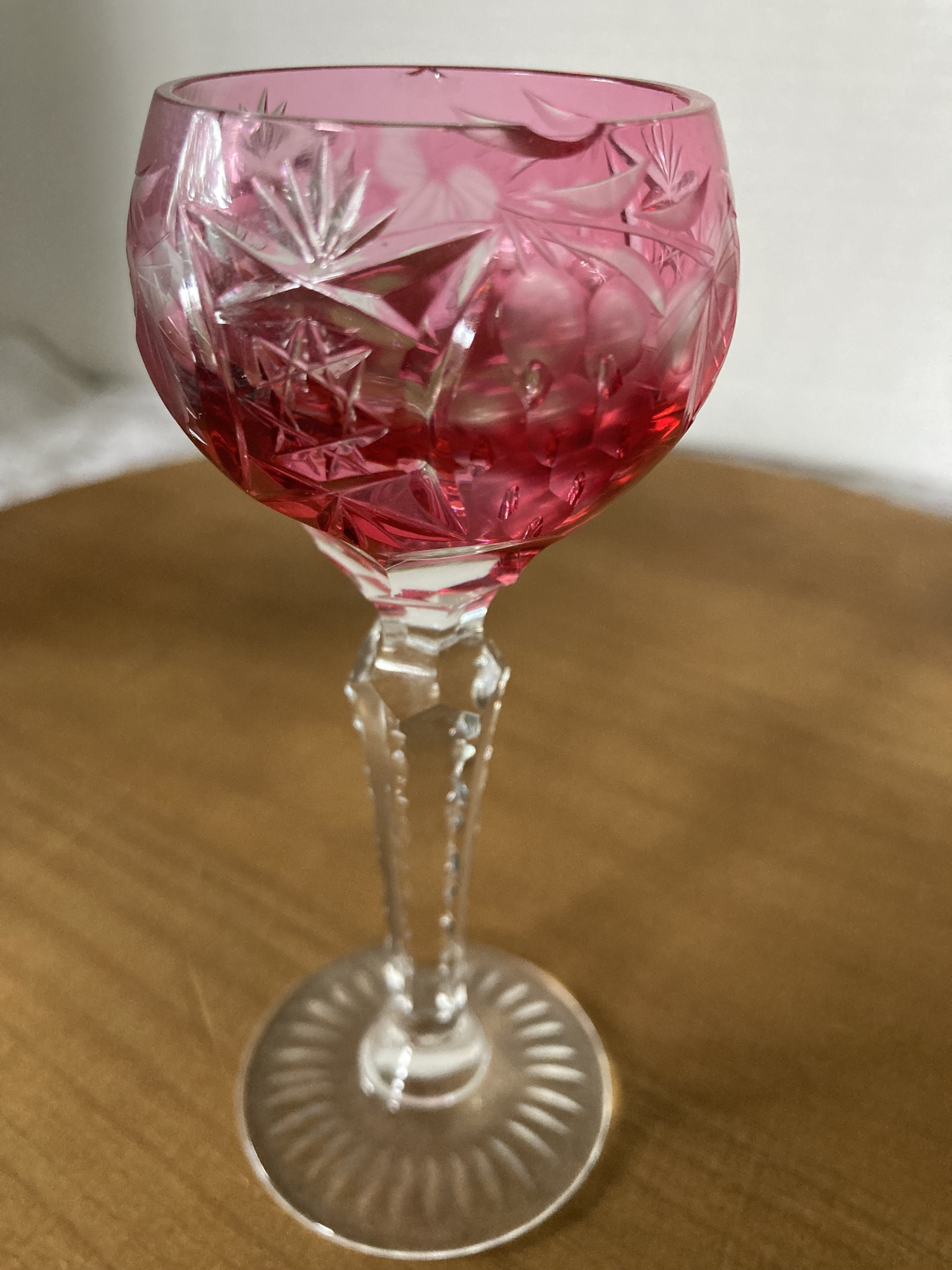 Vintage AJKA Marsala Crystal Cut Cordial/sherry/liqueur Glasses Set of ...