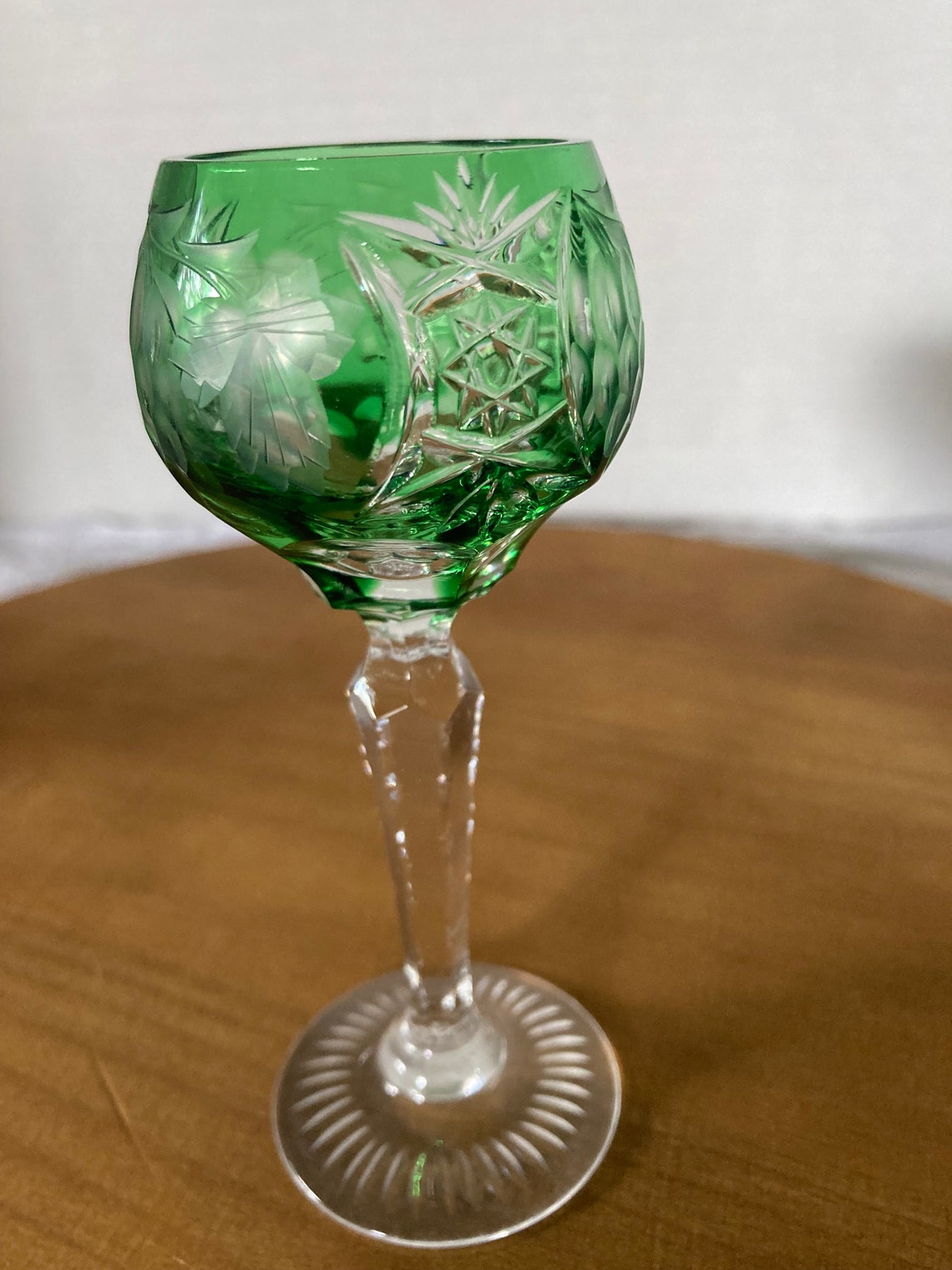 Vintage AJKA Marsala Crystal Cut Cordial/sherry/liqueur Glasses Set of ...