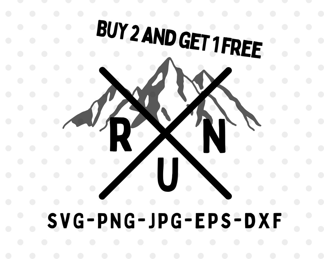 MOUNTAIN RUN SVG, Trail Running, Running Club, Trail Runner, Women ...