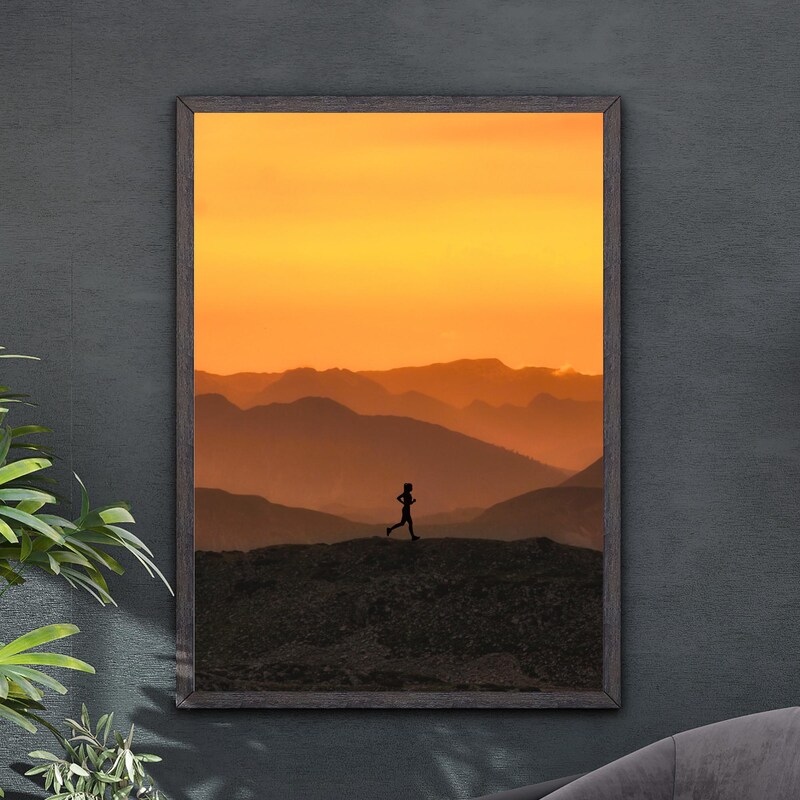Running Wall Decor - Etsy