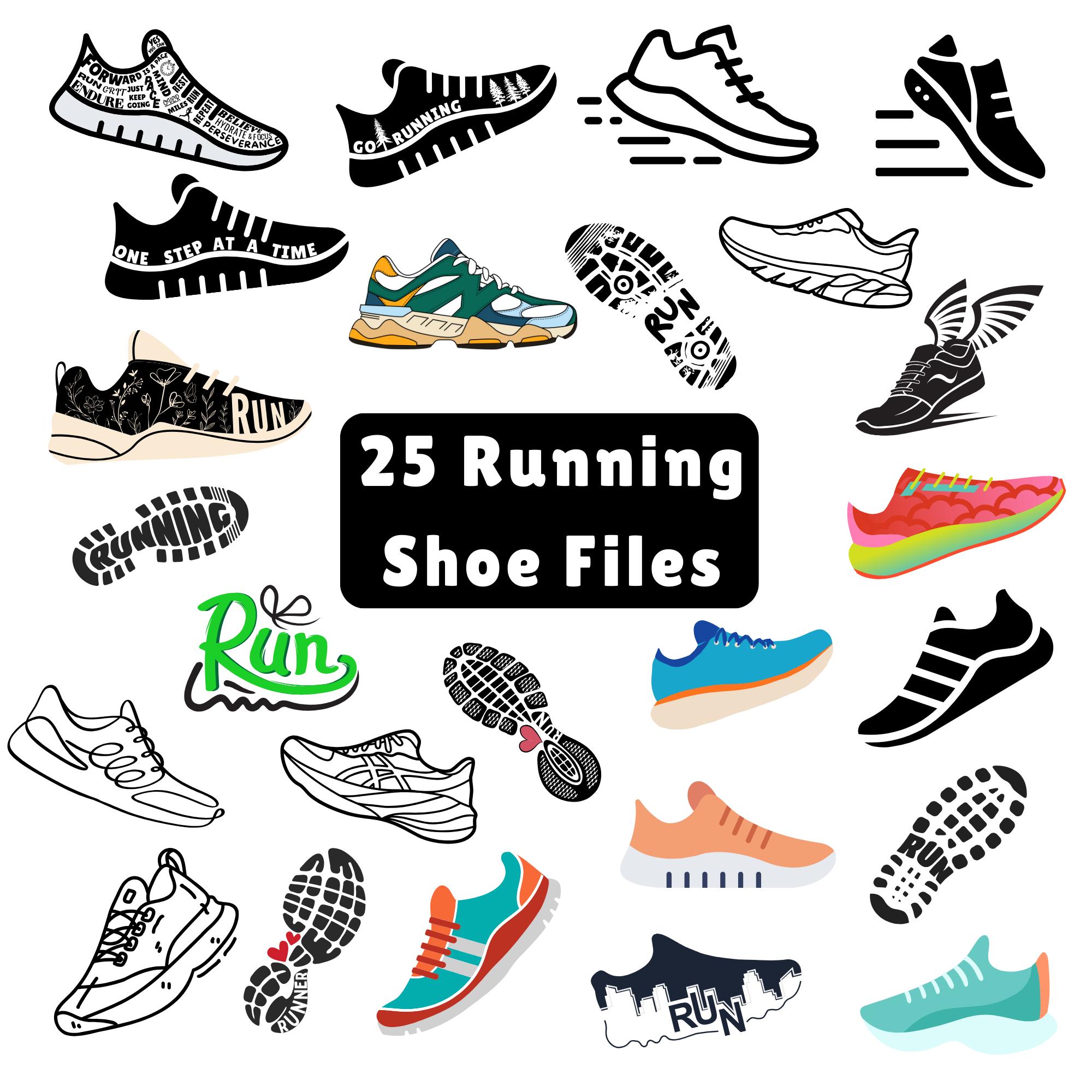 Running Shoe SVG, Running Svg, Running Girl Svg, Running Sneaker SVG ...