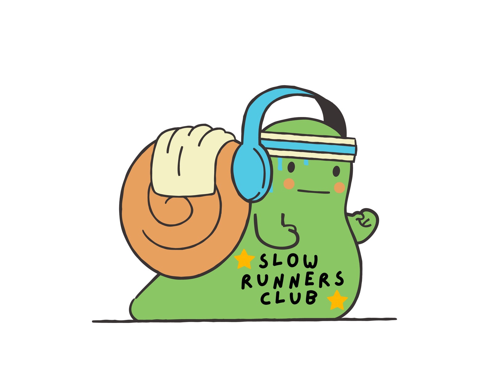 SLOW RUNNERS CLUB Svg, Cute Snail Svg, Snail Svg, Funny Running Svg ...