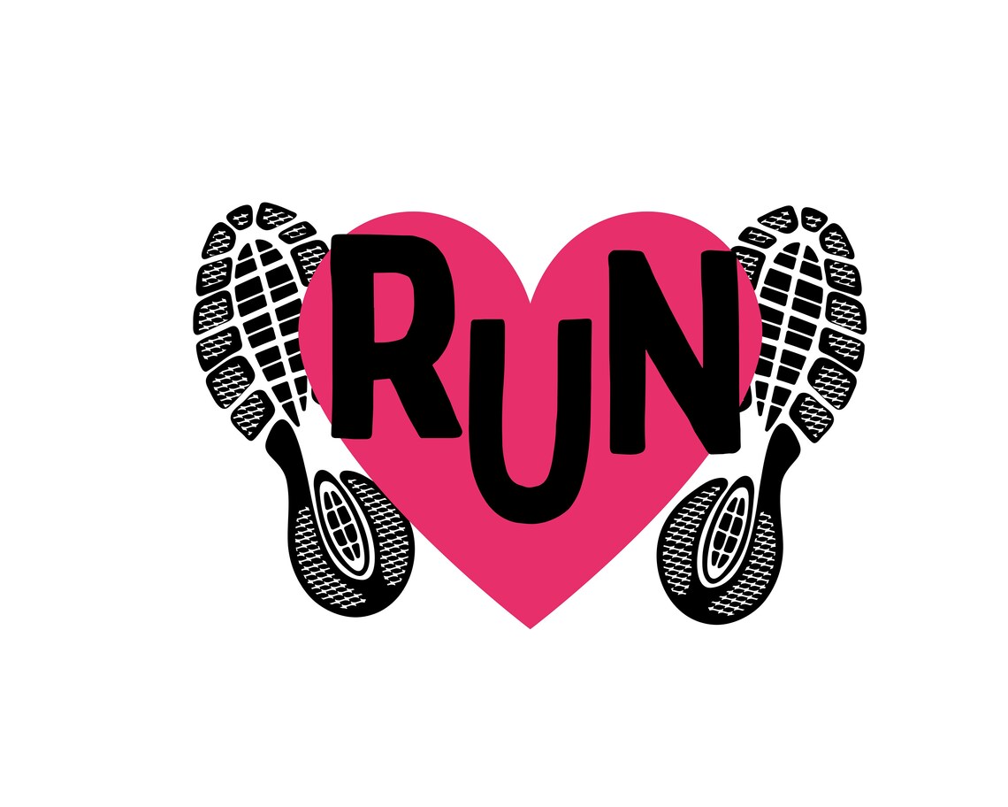 RUNNING SHOE SVG, Running Svg, Running Girl Svg, Running Silhouette Svg ...