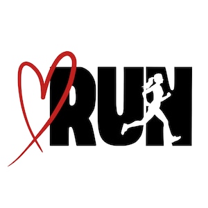 RUN SVG, Running Svg, Running Sticker, Running Girl Svg, Running Png ...
