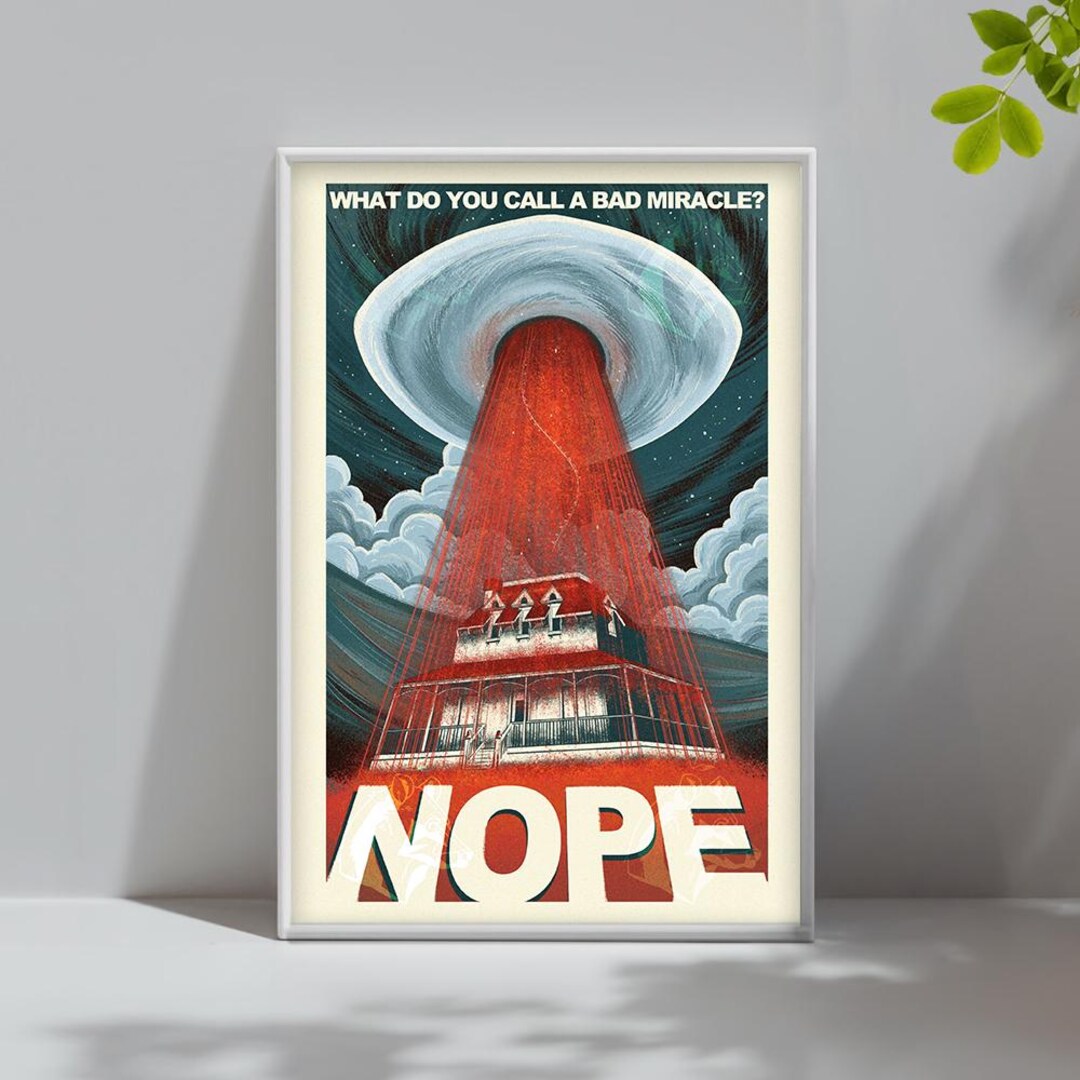 Nope Movie Poster-limited Edition Collectibl-home Decor-gifts for Him ...