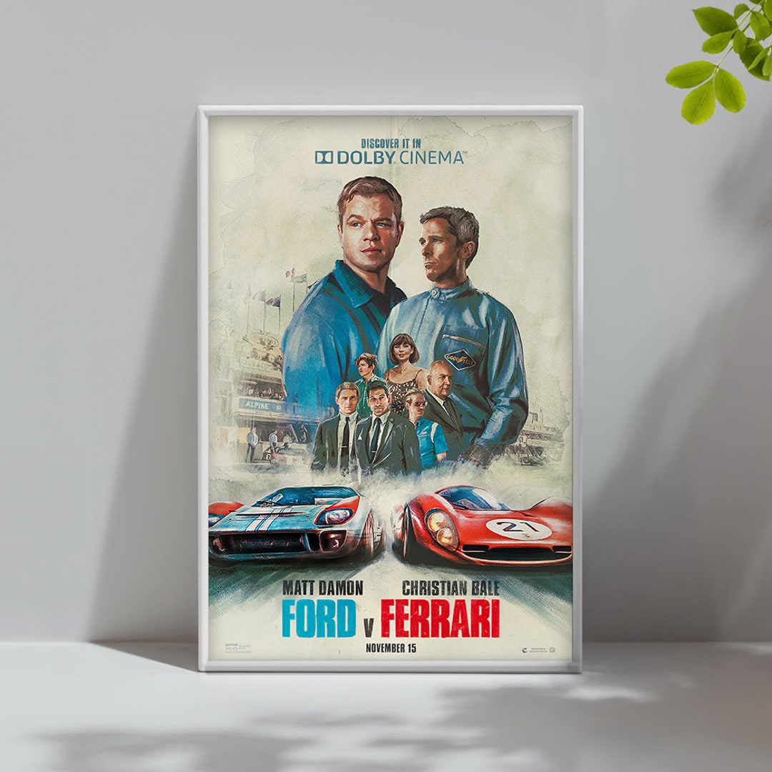 Ford V Ferrari Movie Poster-limited Edition Collectibl-home Decor-gifts ...