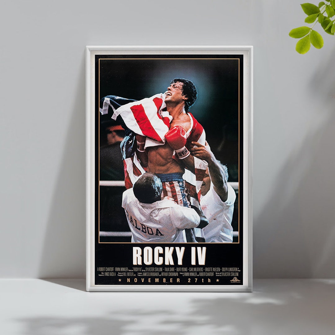 Rocky IV Movie Poster-limited Edition Collectibl-home Decor-gifts for ...