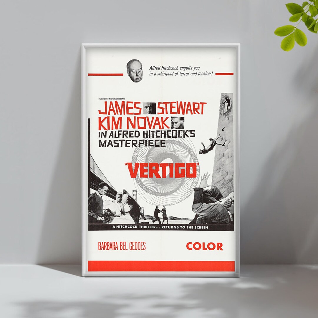 Vertigo Movie Poster-limited Edition Collectibl-home Decor-gifts for ...