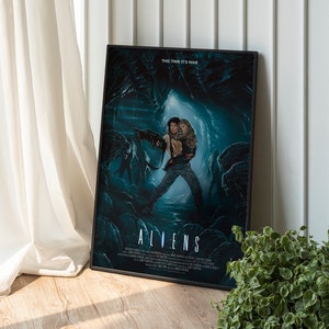 Aliens 1986 Movie Poster-limited Edition Collectibl-home Decor-gifts ...