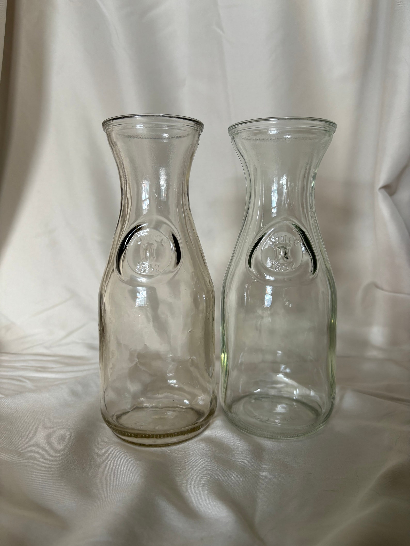 Embossed Half Liter Milk Bottles - Etsy