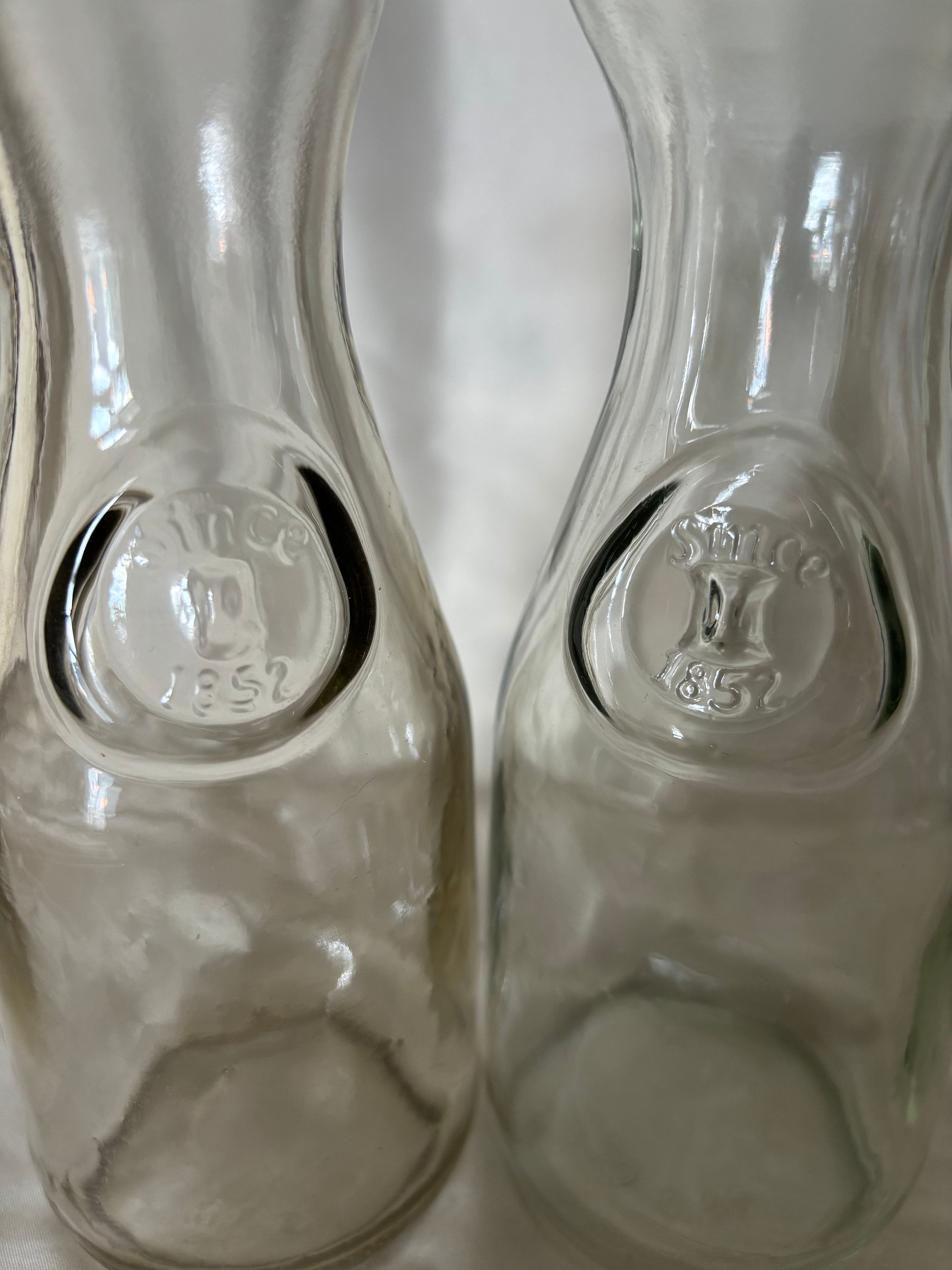 Embossed Half Liter Milk Bottles - Etsy