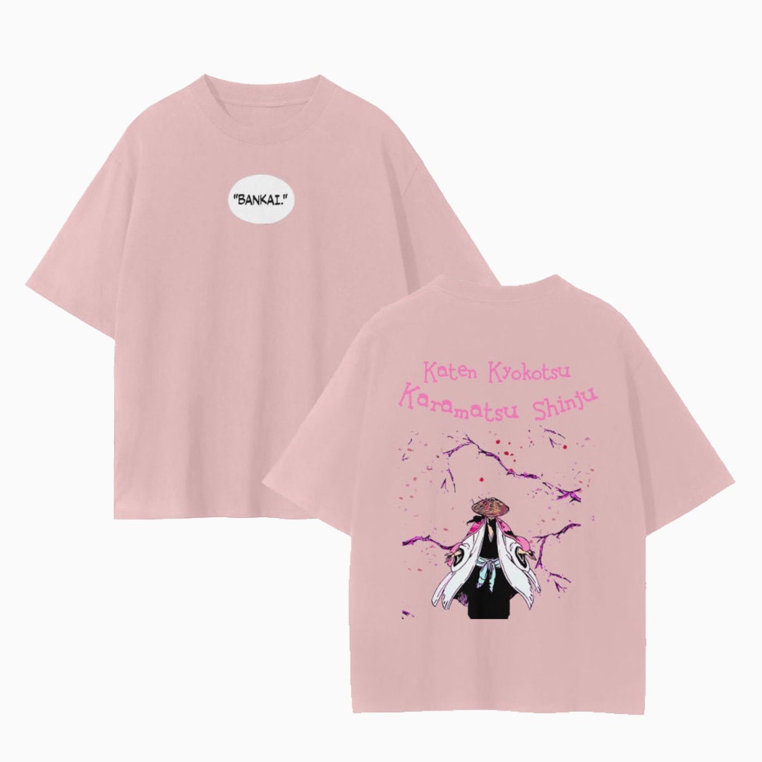 Bankai Shunsui Kyōraku Drop Shoulder Seamless Bleach Anime T-shirt - Etsy