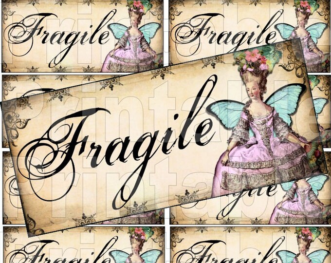 Fragile Shipping Labels Printable Download Stickers Tags DIGITAL ...