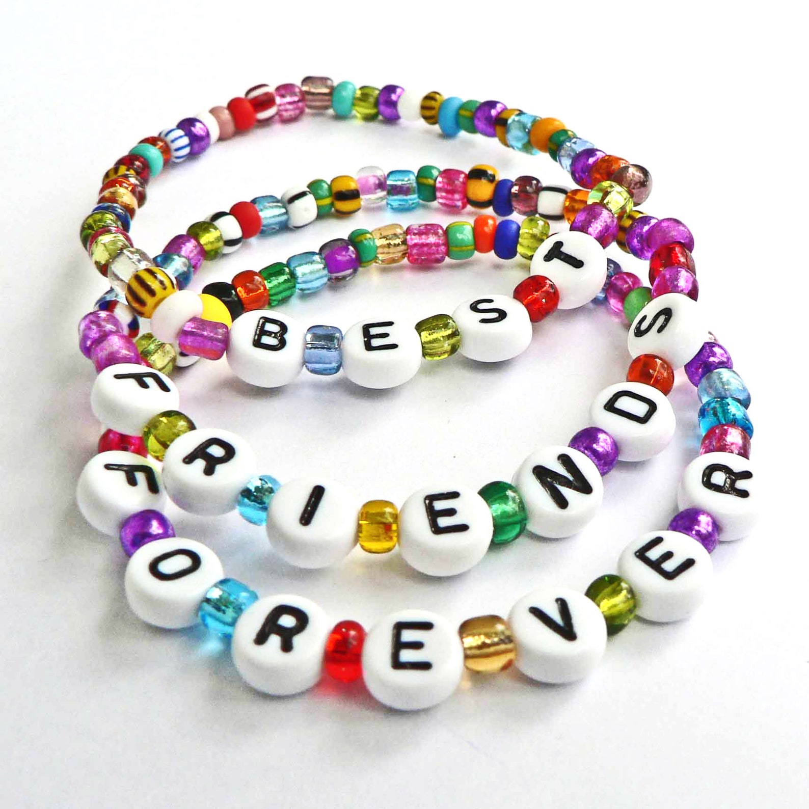 Set of 3 BFF Best Friends Forever Children's Bracelets - Etsy