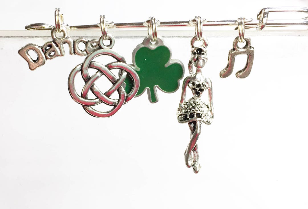 Irish Dance Kilt Pin or CREATE YOUR OWN You Choose Birthstone Bead and ...