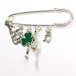 Irish Dance Kilt Pin or CREATE YOUR OWN You Choose Birthstone Bead and ...