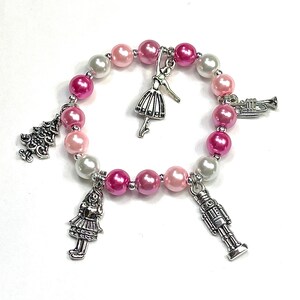 Nutcracker Ballet Charm Bracelet. Dance Themed Bracelet. Personalized ...