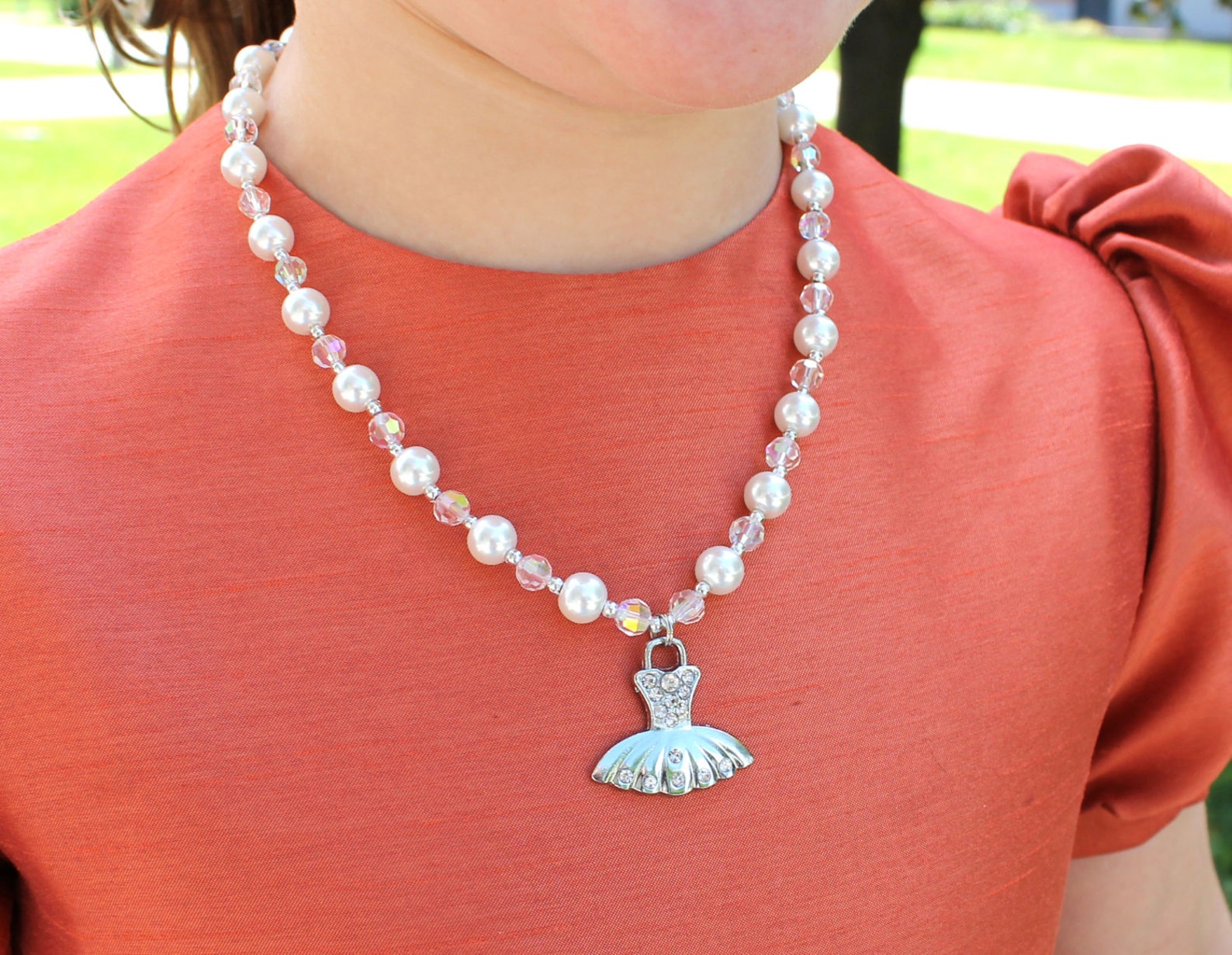 Princess Jewelry. Rhinestone tiara charm bracelet and necklace | Etsy