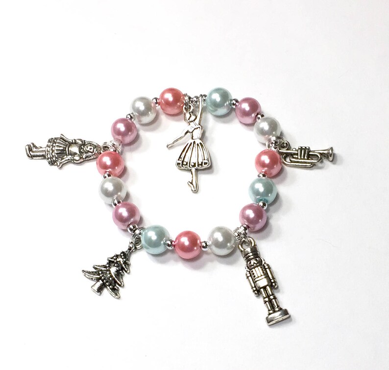 Nutcracker Ballet Charm Bracelet. Dance Themed Bracelet. - Etsy