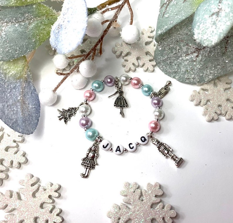 Nutcracker Ballet Charm Bracelet. Dance Themed Bracelet. Personalized ...